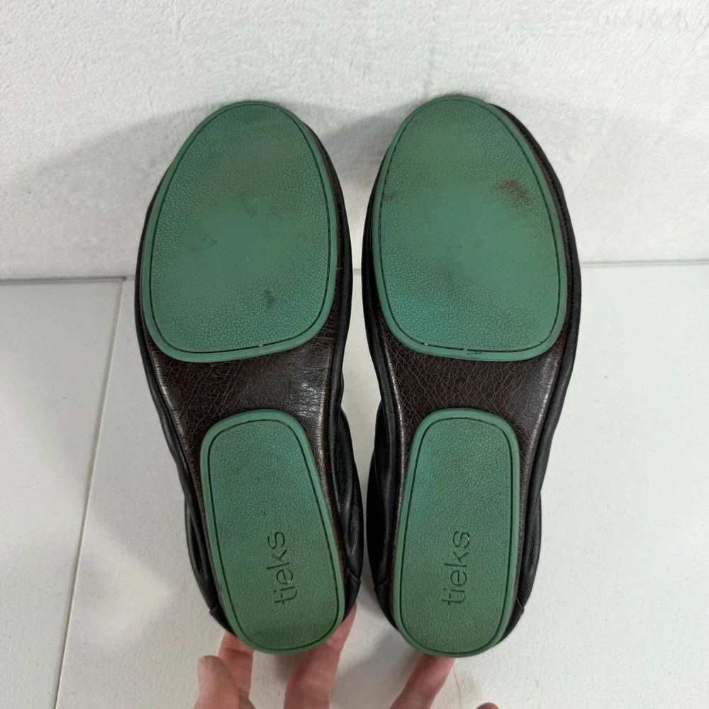 Tieks | Shoes | Tieks Size 9 Ballet Flats Shoes Black Leather Foldable ...